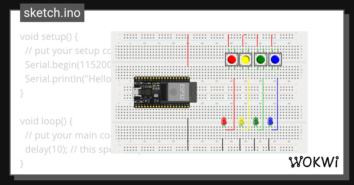 prj2 switch - Wokwi ESP32, STM32, Arduino Simulator
