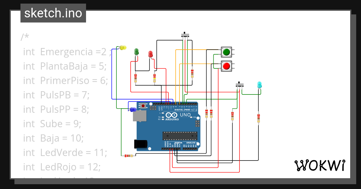 AscensorPro Copy - Wokwi ESP32, STM32, Arduino Simulator