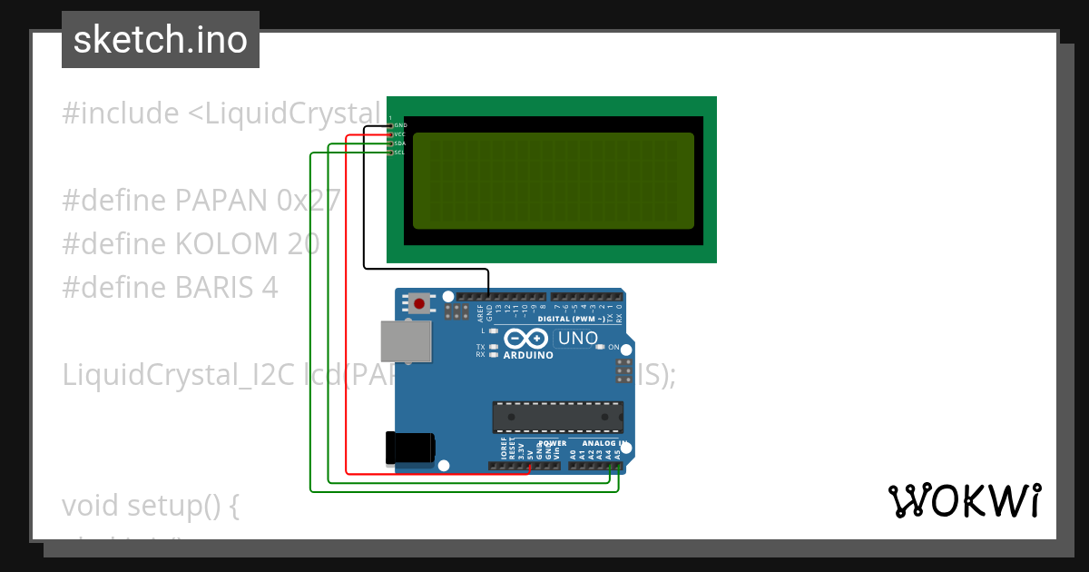 Lcd_I2C_welcome - Wokwi ESP32, STM32, Arduino Simulator Lcd_I2C_welcome - Wokwi ESP32, STM32, Arduino Simulator