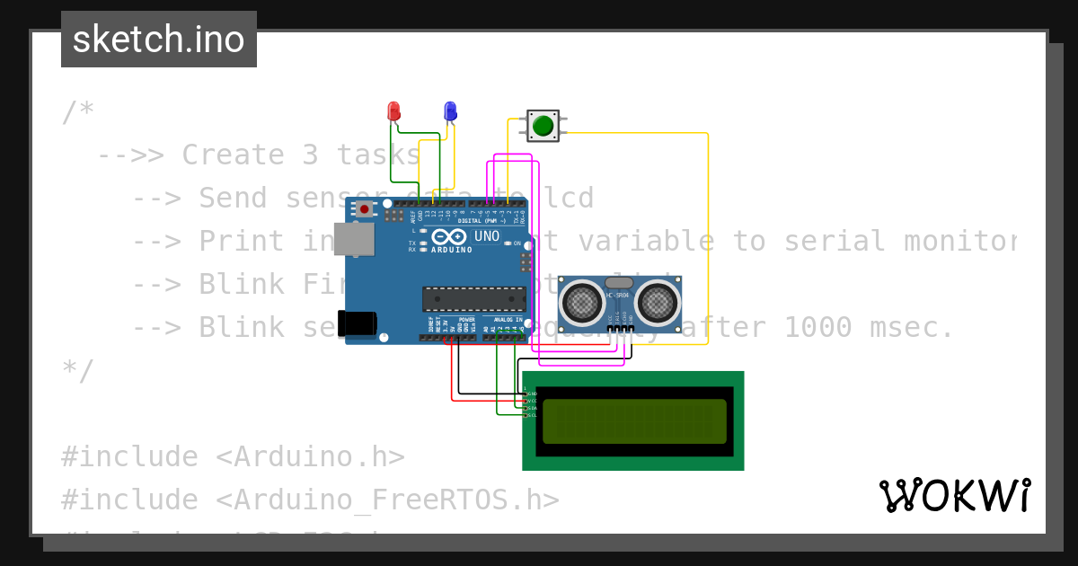 Rtoslcdsensorledbtn Wokwi Esp32 Stm32 Arduino Simulator