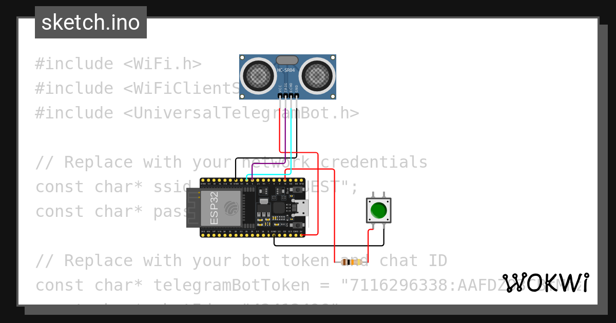 Tele Wokwi Esp32 Stm32 Arduino Simulator