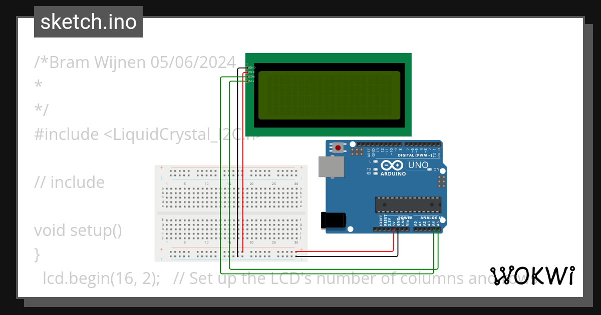 Lcd - Wokwi ESP32, STM32, Arduino Simulator