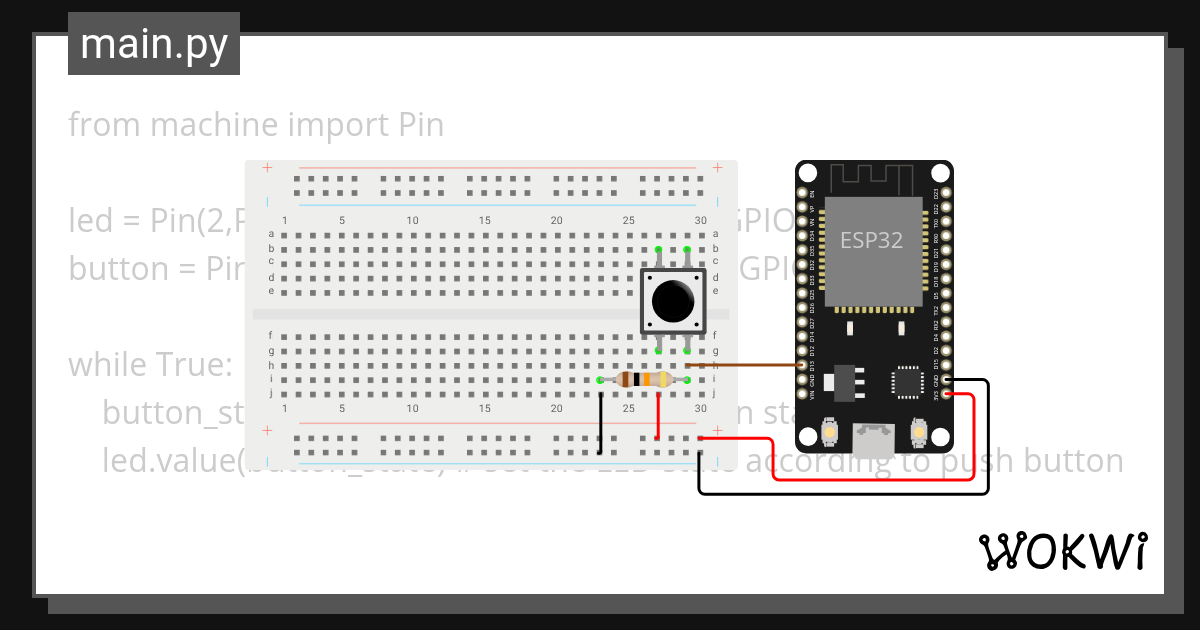 Esp32 Micropython Input Polling Wokwi Esp32 Stm32 Arduino Simulator 5945