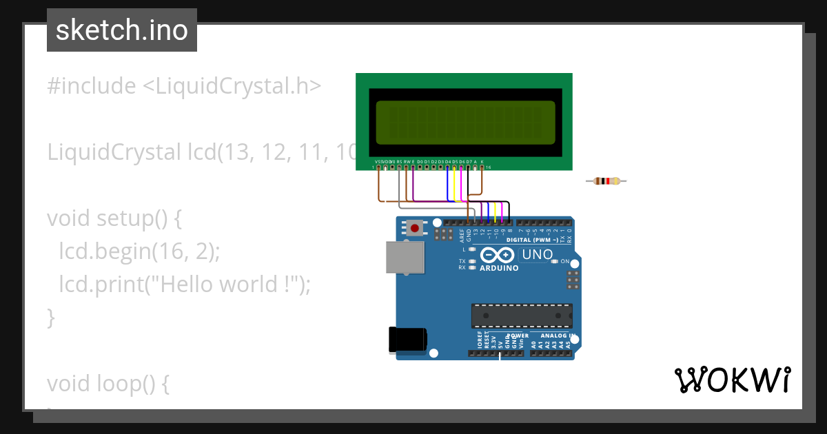 HEllo - Wokwi ESP32, STM32, Arduino Simulator