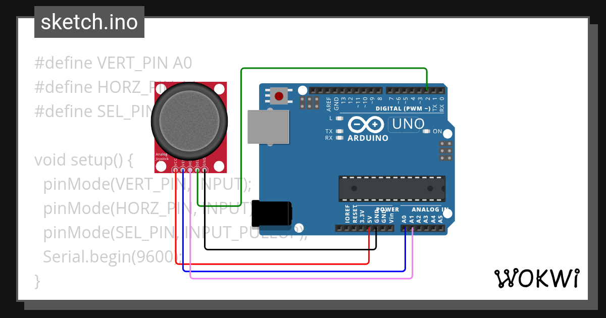 joystick - Wokwi ESP32, STM32, Arduino Simulator
