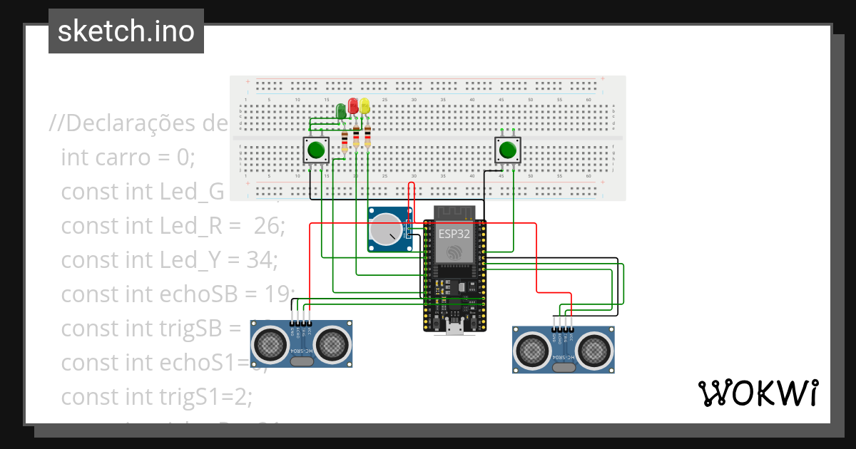 Trabalho ECAE00 - Wokwi ESP32, STM32, Arduino Simulator