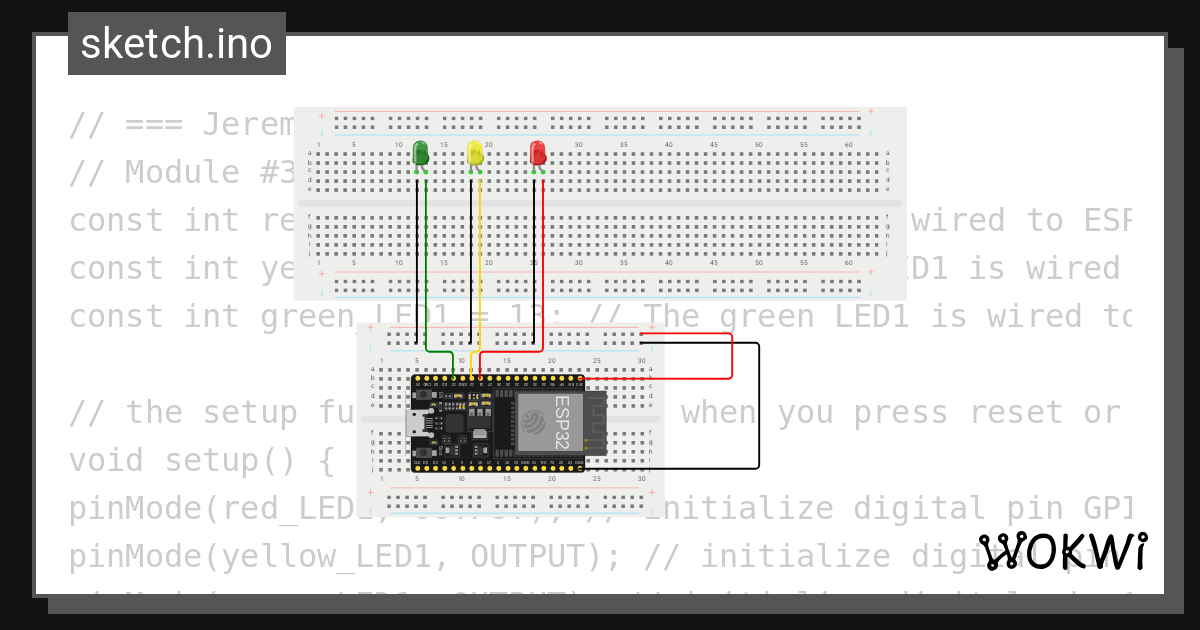 Module 3 Jeremiah Davis Wokwi Esp32 Stm32 Arduino Simulator