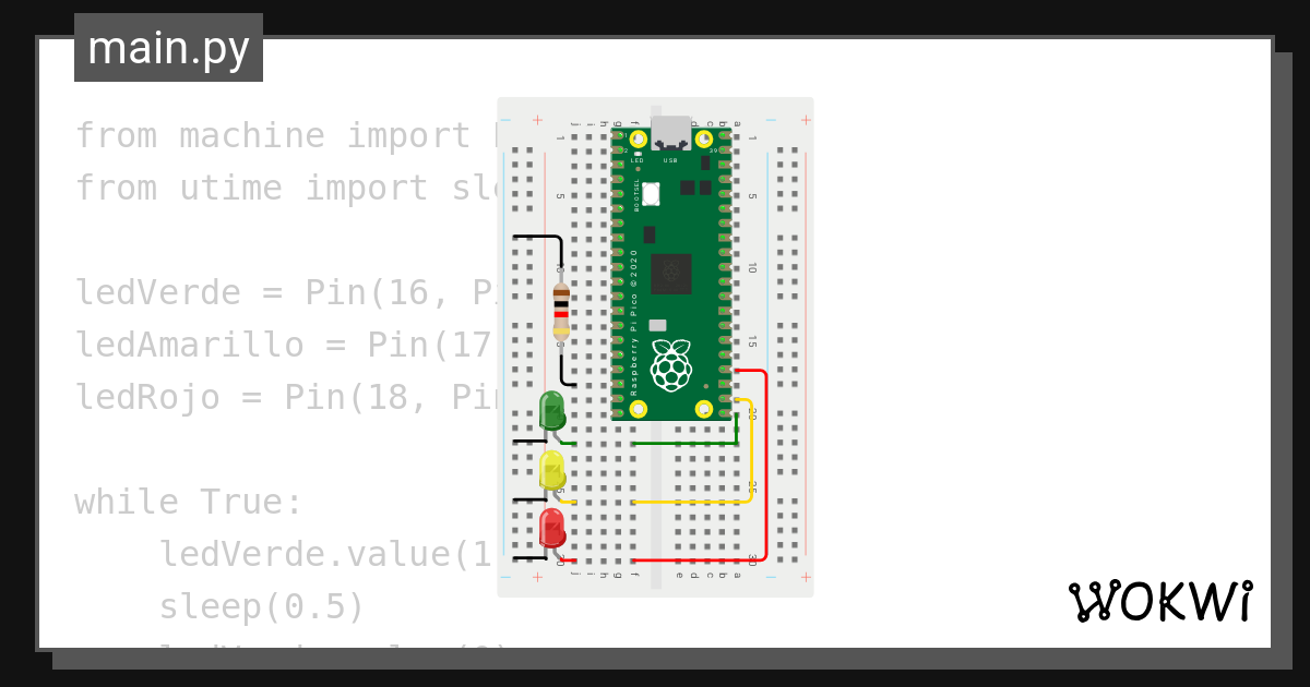 Tres Leds 2 Wokwi Esp32 Stm32 Arduino Simulator