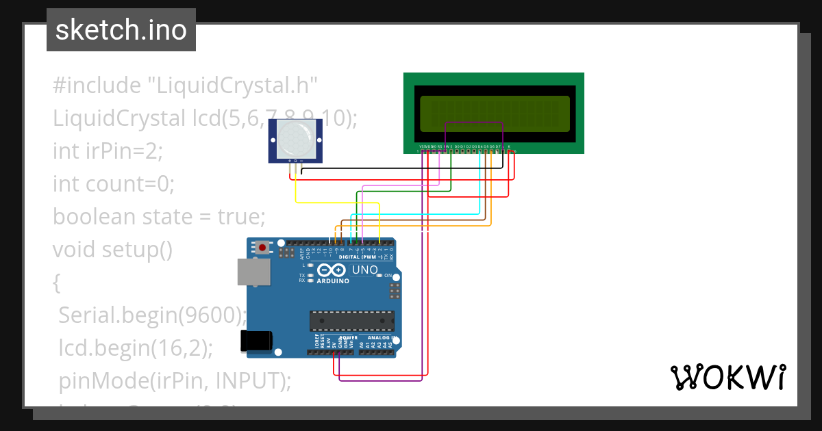 Counter - Wokwi ESP32, STM32, Arduino Simulator