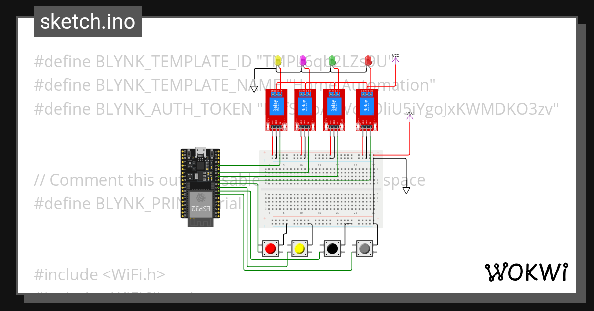 Iot Home Automation Copy Wokwi Esp32 Stm32 Arduino Simulator 7539