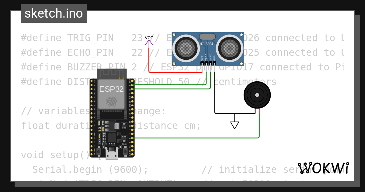 Prak6 Ultrasonic Wokwi Esp32 Stm32 Arduino Simulator 9819