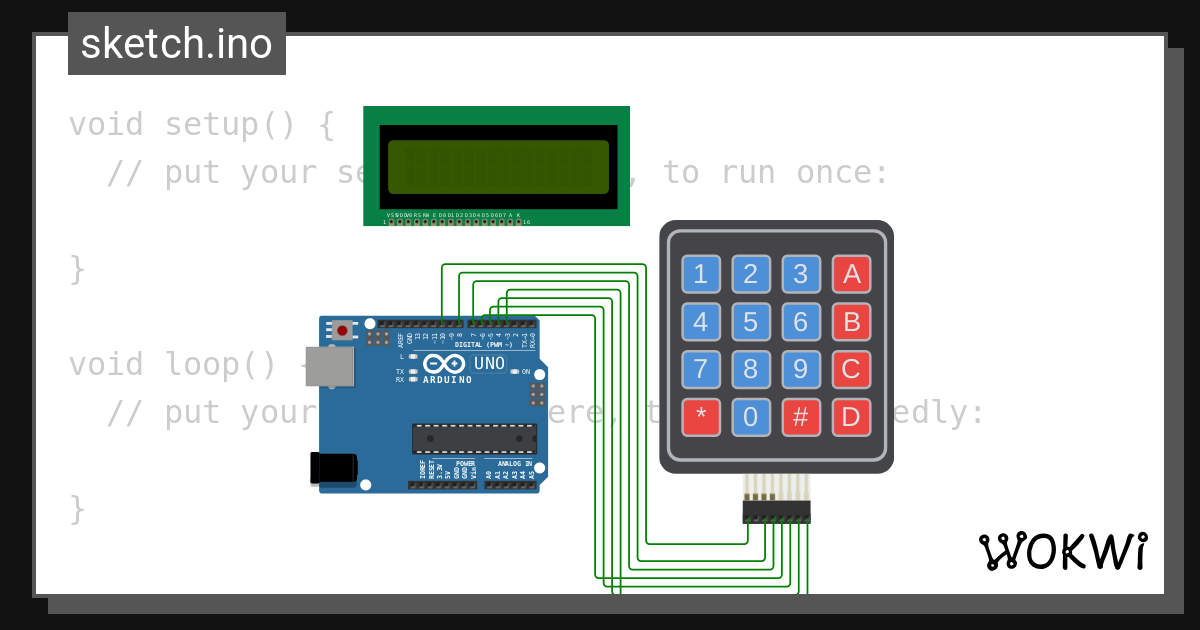 Lcd With Keys Wokwi Esp32 Stm32 Arduino Simulator