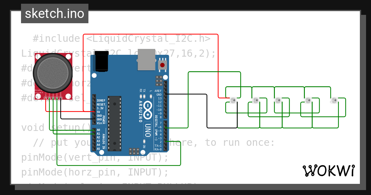 遥感加灯 Wokwi Esp32 Stm32 Arduino Simulator 9307