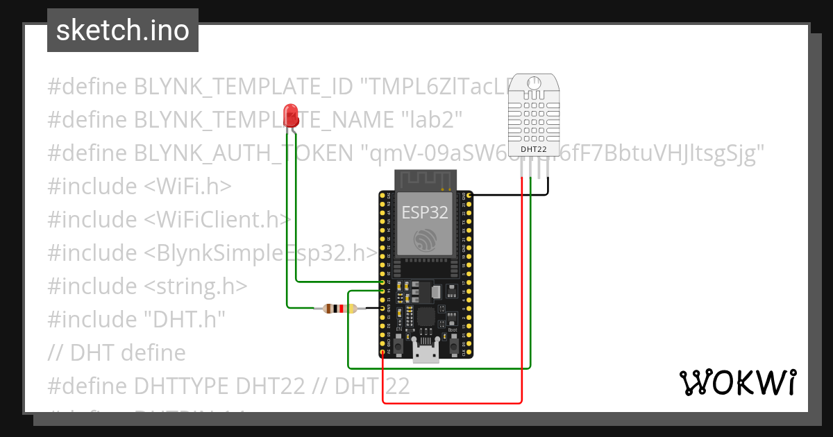 lab2 - Wokwi ESP32, STM32, Arduino Simulator