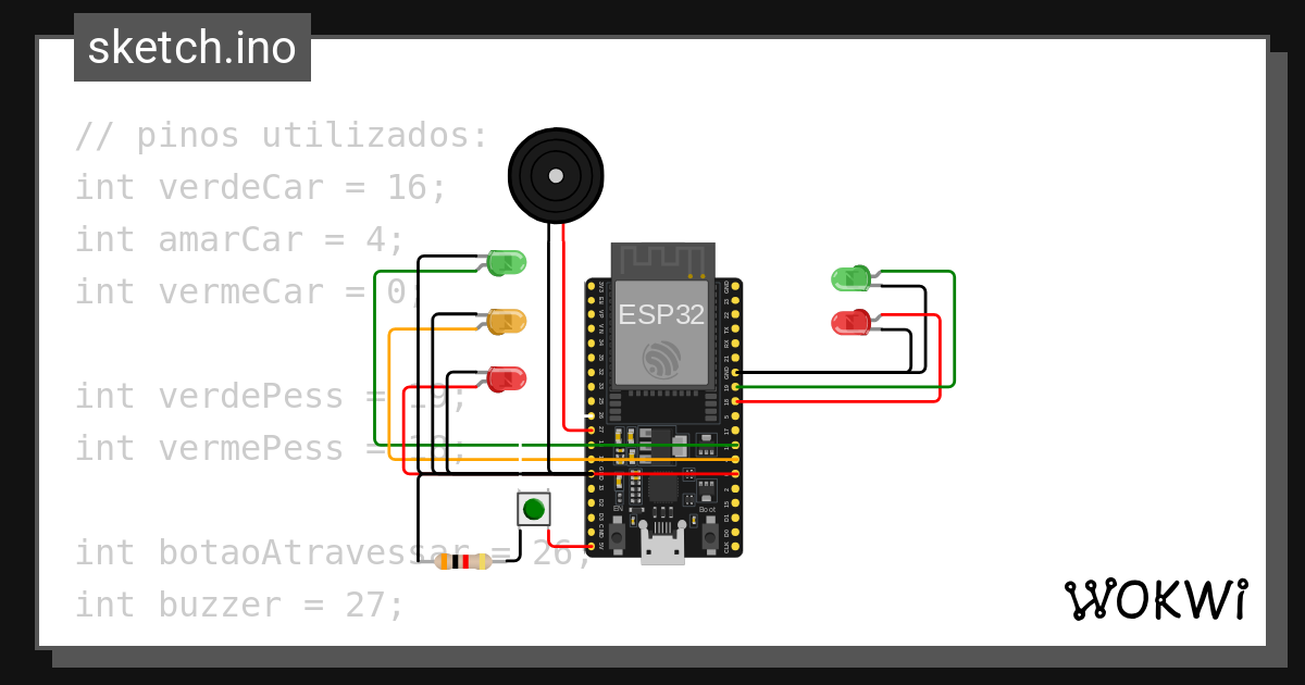 Farol Para Cego Wokwi Esp32 Stm32 Arduino Simulator