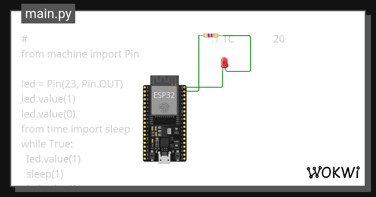 Esp32 Python 7667 ปรมิณฑ์ Wokwi Esp32 Stm32 Arduino Simulator 3796