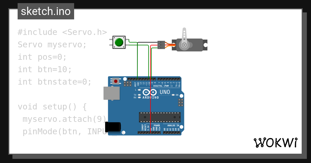 Servo180 Wokwi Esp32 Stm32 Arduino Simulator 9305