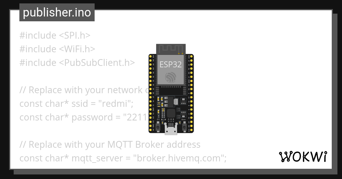 Tugas Komunikasi IoT - Wokwi ESP32, STM32, Arduino Simulator