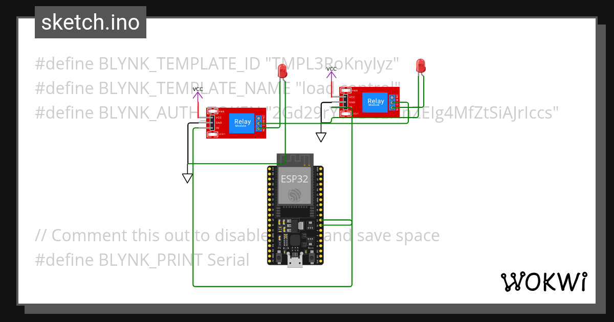 load control - Wokwi ESP32, STM32, Arduino Simulator