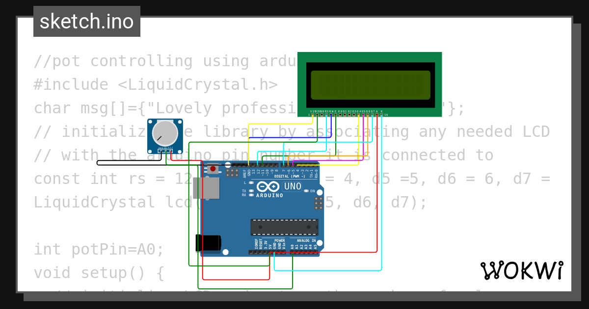 Potcontrolling Wokwi Esp32 Stm32 Arduino Simulator 4905