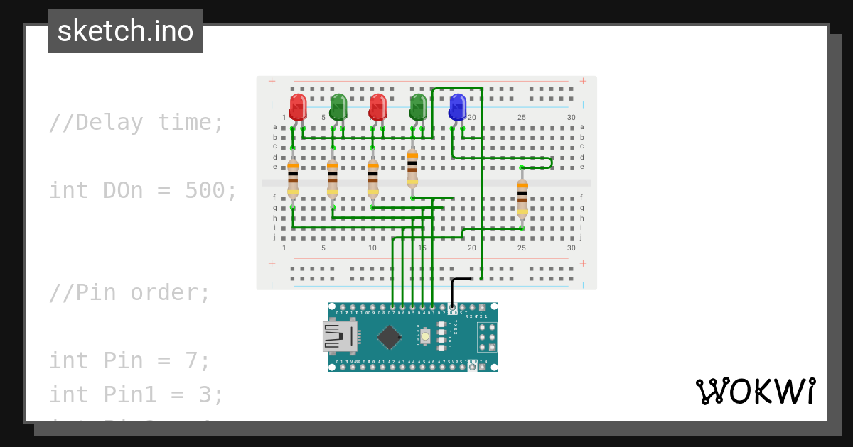 Binary Counter Wokwi Esp32 Stm32 Arduino Simulator