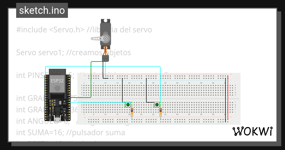Servo Juanes Wokwi Esp32 Stm32 Arduino Simulator 