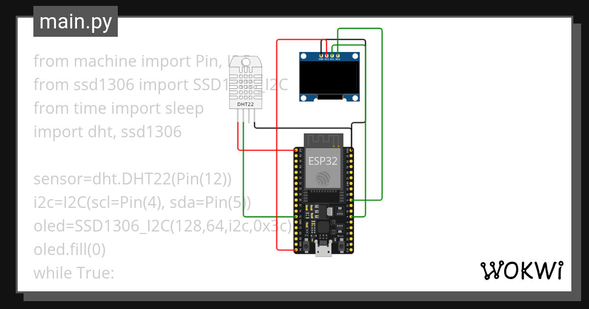 temp_oled - Wokwi ESP32, STM32, Arduino Simulator