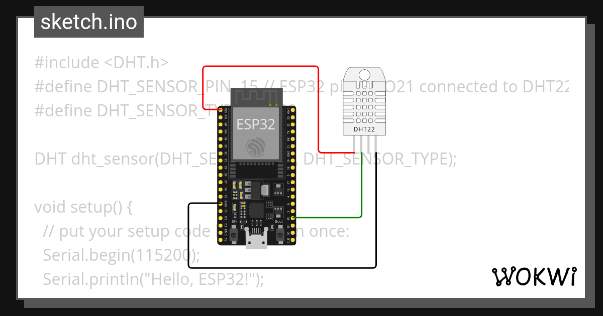 Ex 4-Temperature - Wokwi ESP32, STM32, Arduino Simulator