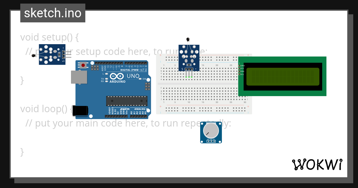 percobaan - Wokwi ESP32, STM32, Arduino Simulator