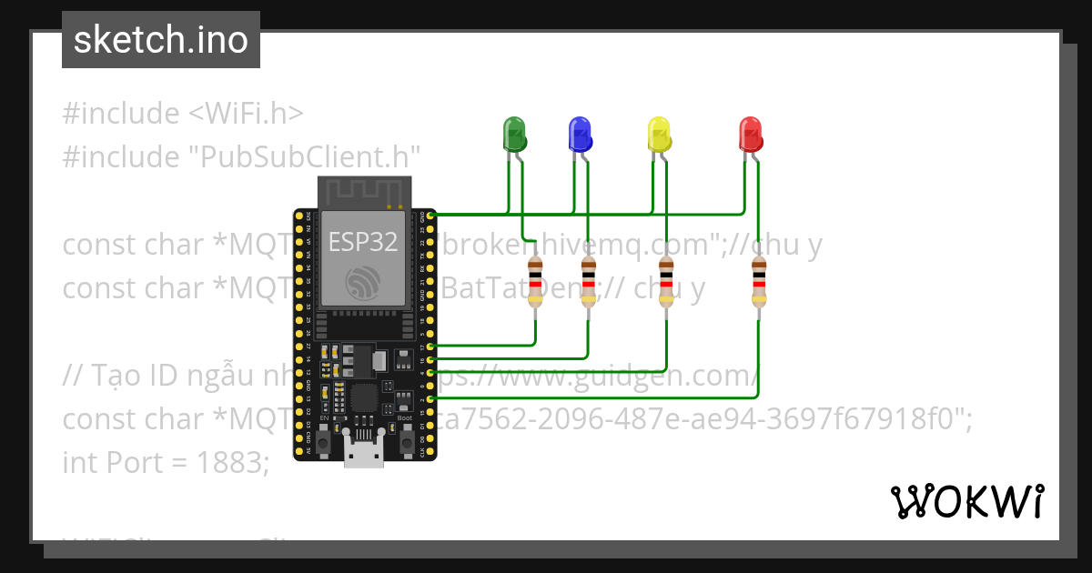 bat tat den qua web anh - Wokwi ESP32, STM32, Arduino Simulator