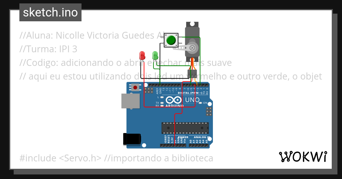 Cancela 1 - Wokwi ESP32, STM32, Arduino Simulator
