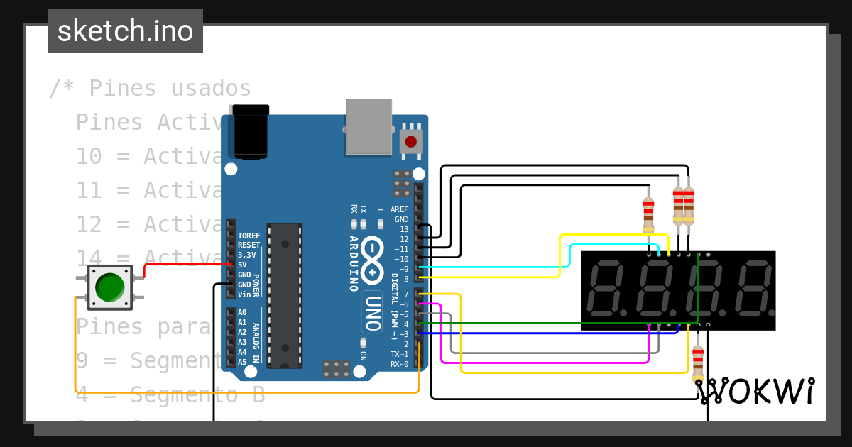 Proyecto Velocidad Wokwi Esp32 Stm32 Arduino Simulator