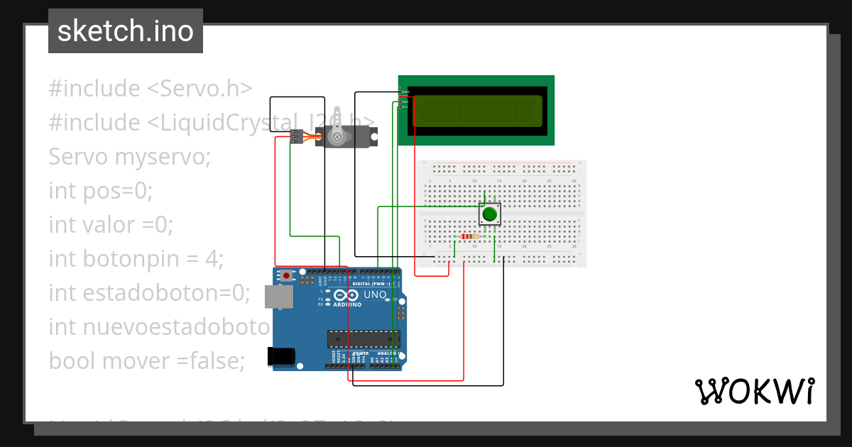 talanquera prototipo con boton Copy - Wokwi ESP32, STM32, Arduino Simulator