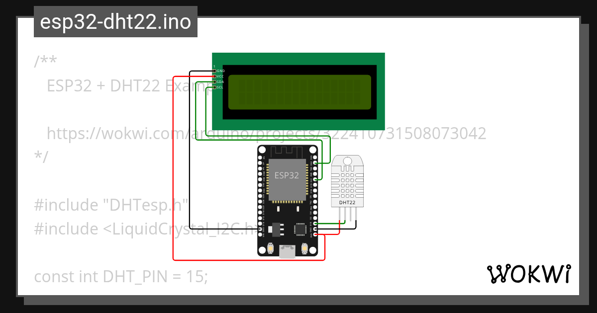 LCD_TEMPERATURA - Wokwi ESP32, STM32, Arduino Simulator