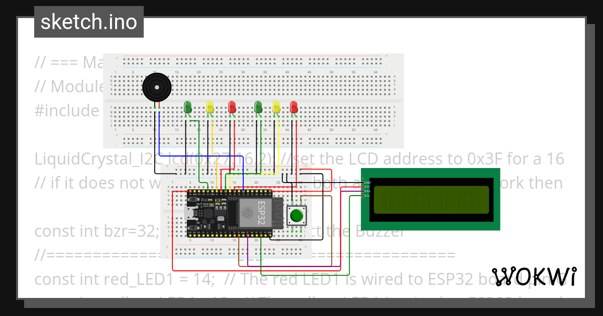 Malcolm Walker Module 6 - Wokwi ESP32, STM32, Arduino Simulator