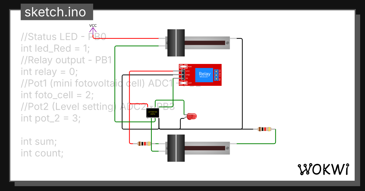 Comparator Fotovoltaic V3 Wokwi ESP32 STM32 Arduino Simulator