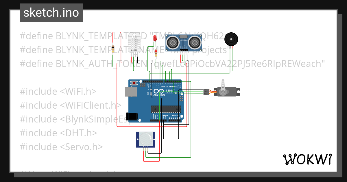 Mini Project - Wokwi ESP32, STM32, Arduino Simulator