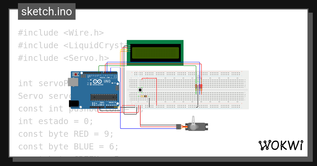 Porta Com Tranca Automatica Wokwi Esp32 Stm32 Arduino Simulator