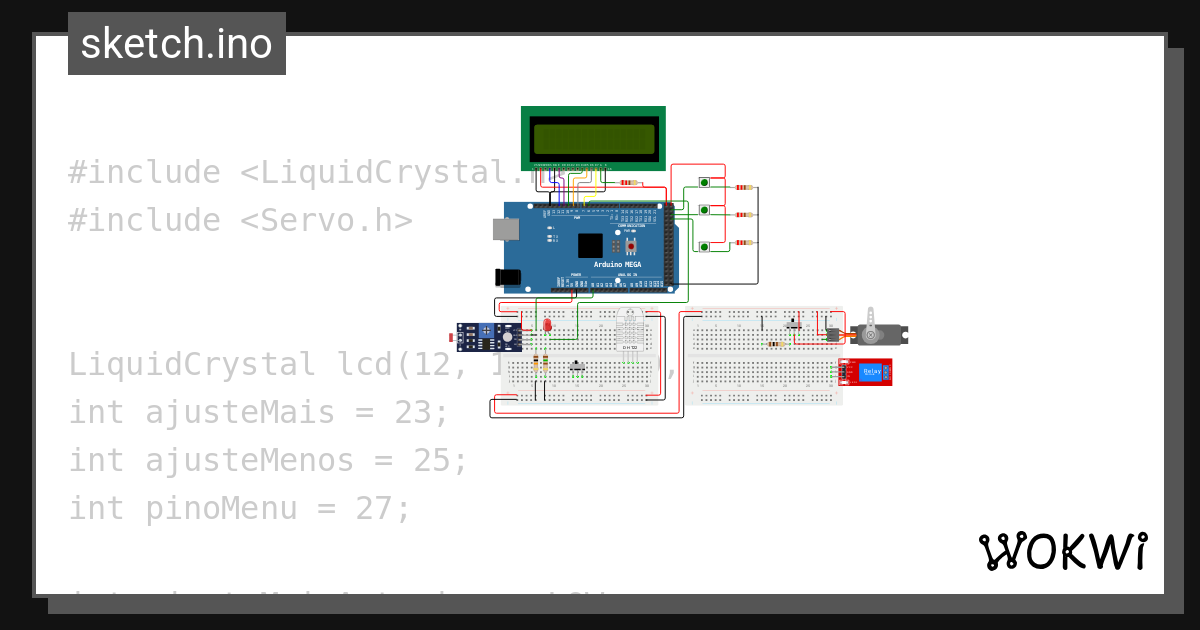William Gomes E Bryan Servo Wokwi Esp32 Stm32 Arduino Simulator
