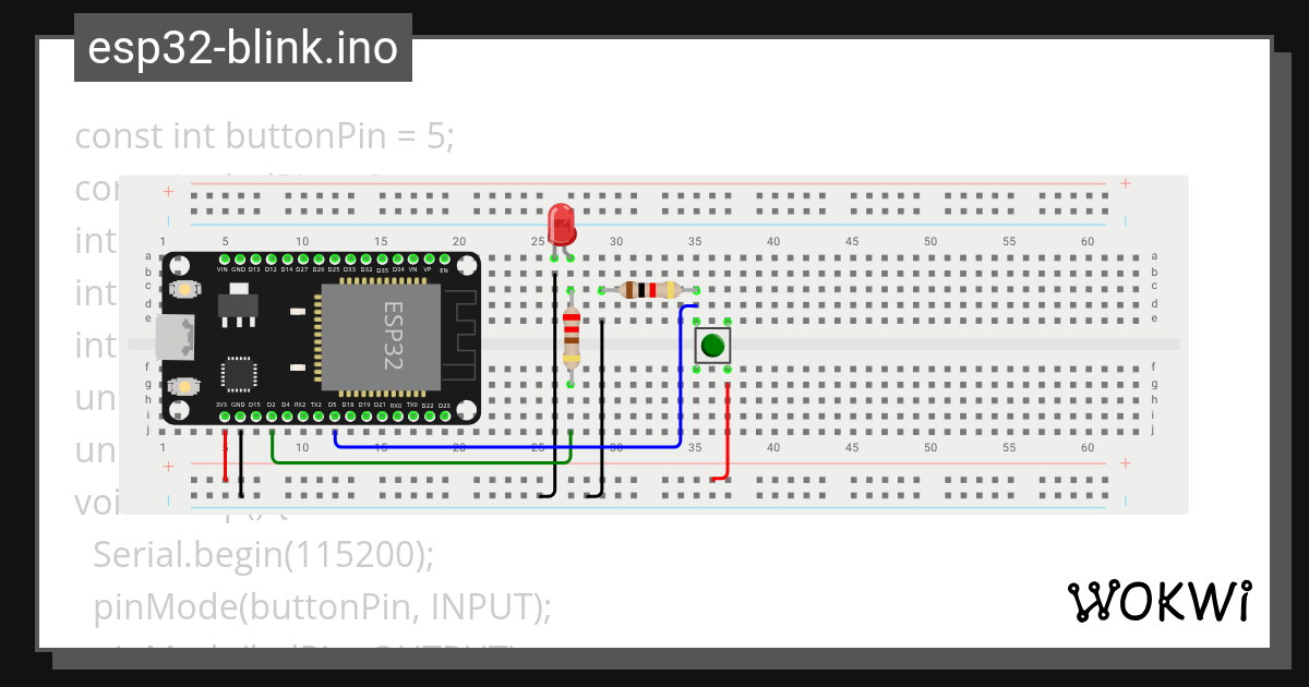 ESP32_Lab3_4_Debounce2 - Wokwi ESP32, STM32, Arduino Simulator