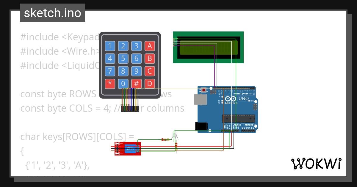 Gencyber Security Keypad Demo Copy Wokwi Esp32 Stm32 Arduino Simulator 8833