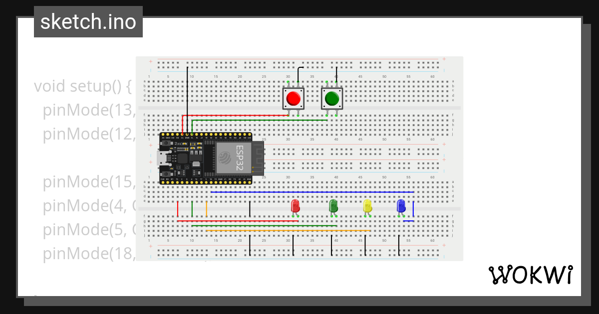 Pjt9 Sw Control Led 2 Wokwi Esp32 Stm32 Arduino Simulator 