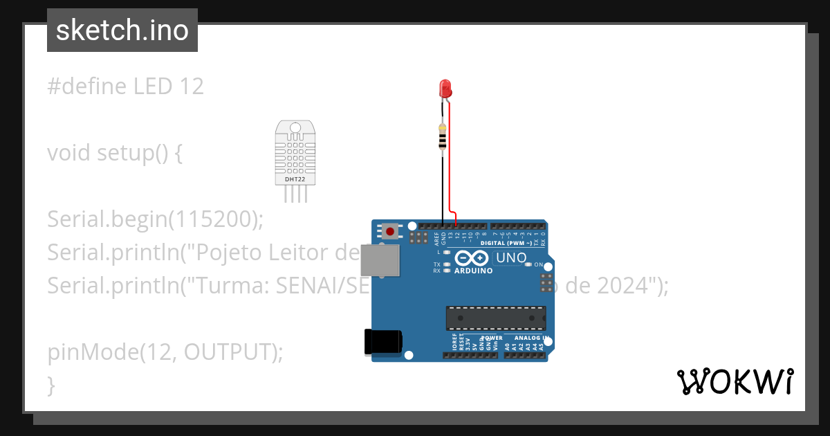 Projeto Leitor de Temperatura - Wokwi ESP32, STM32, Arduino Simulator Projeto Leitor de Temperatura - Wokwi ESP32, STM32, Arduino Simulator