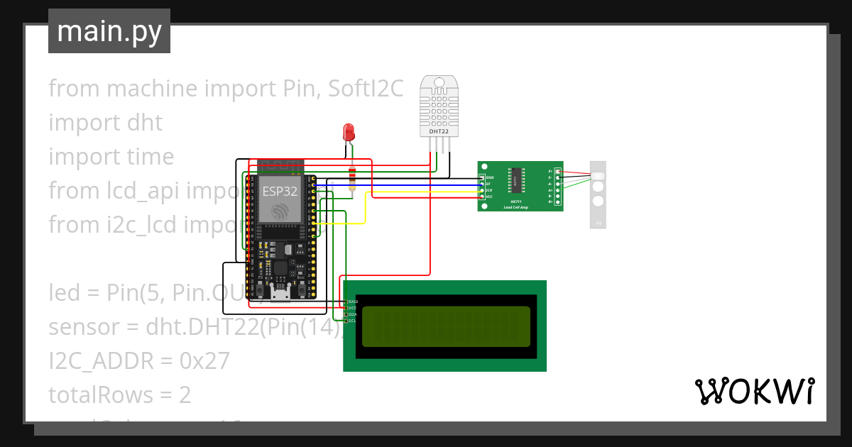 Meat Curing Chamber Wokwi Esp32 Stm32 Arduino Simulator 4760