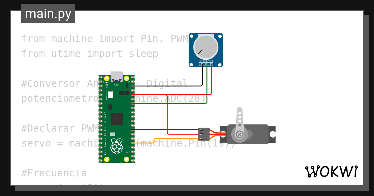 10 De Junio Potenciometro Wokwi Esp32 Stm32 Arduino Simulator