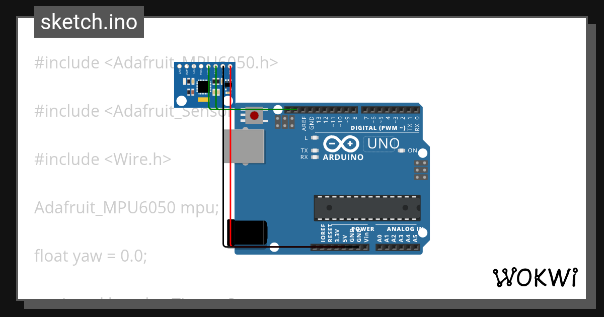 Gesture Wifi Controlled Car Gyroscope Part Wokwi Esp32 Stm32 Arduino Simulator