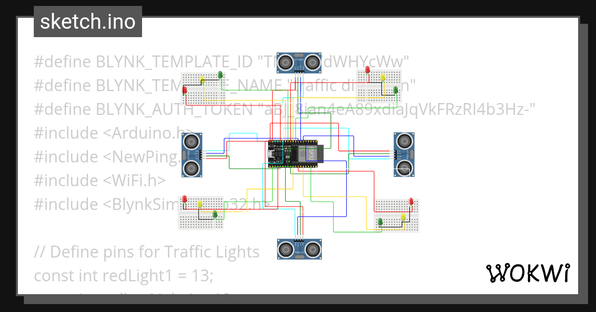SAMPLE - Wokwi ESP32, STM32, Arduino Simulator