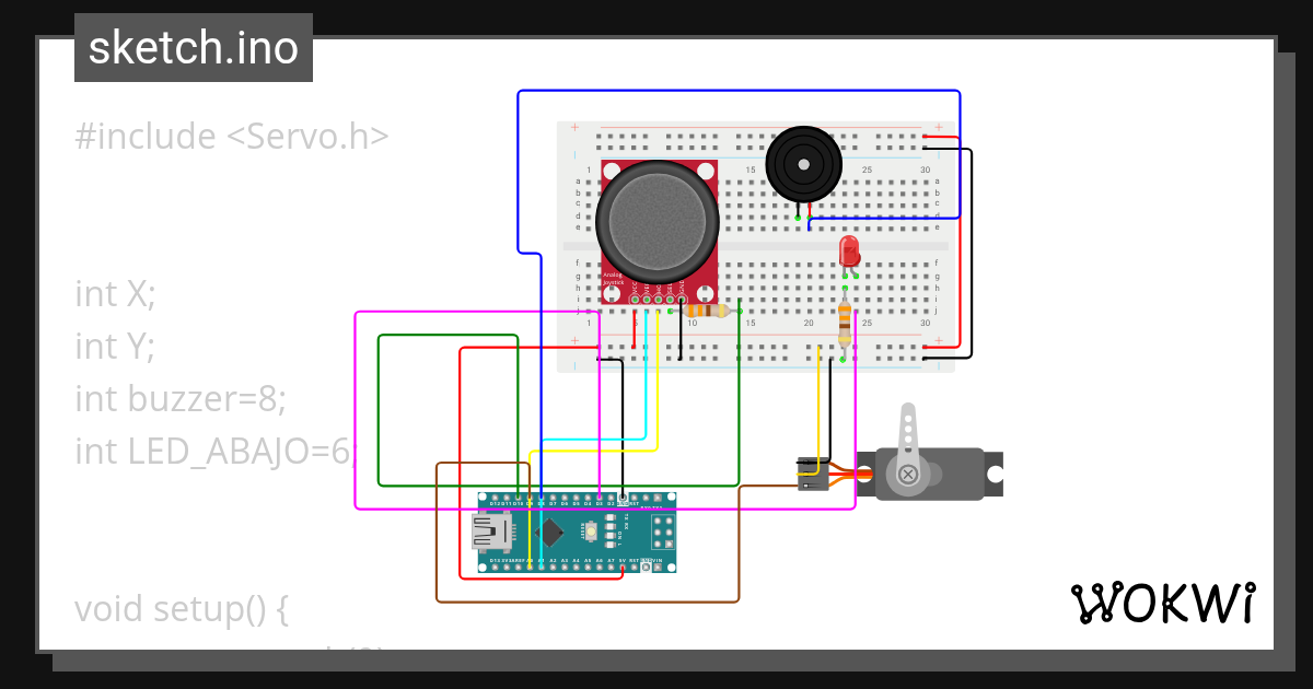 JOYSTICK + buzzer - Wokwi ESP32, STM32, Arduino Simulator
