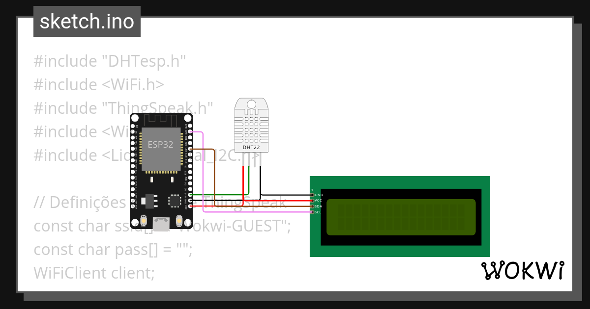 Atividade V - Wokwi ESP32, STM32, Arduino Simulator