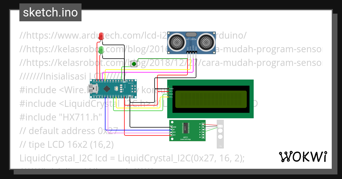 Alat Ukur TB-BB - Wokwi ESP32, STM32, Arduino Simulator